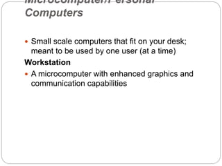 Types of computer | PPTX