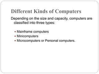 Types of computer | PPTX