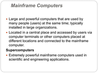 Types of computer | PPTX