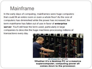Types of computer | PPTX
