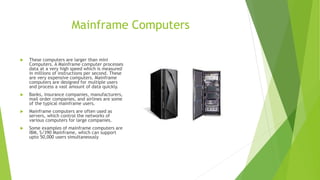 Types of computer | PPTX