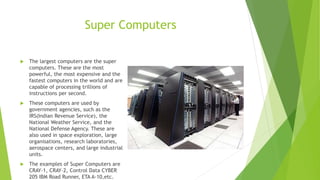 Types of computer | PPTX