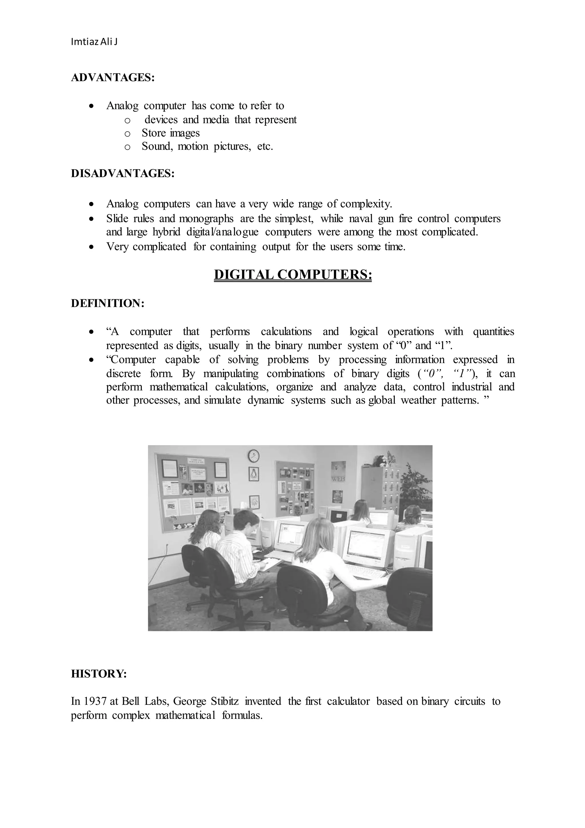 Types of computer | PDF