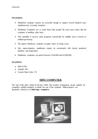 Types of computer | DOC