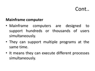 Types of computer | PPT