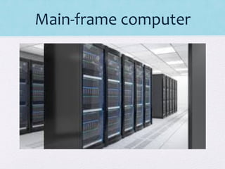 Types of computer with description and example | PDF