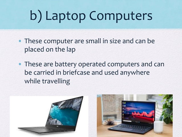 Types of computer with description and example | PDF | Desktops | Computing