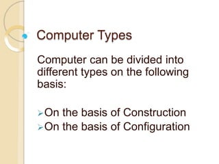 Typesofcomputer | PPT