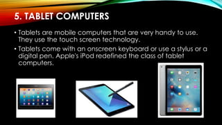 types of computer from scratch up to present | PPTX