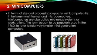 types of computer from scratch up to present | PPTX
