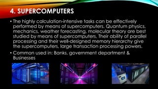 types of computer from scratch up to present | PPTX