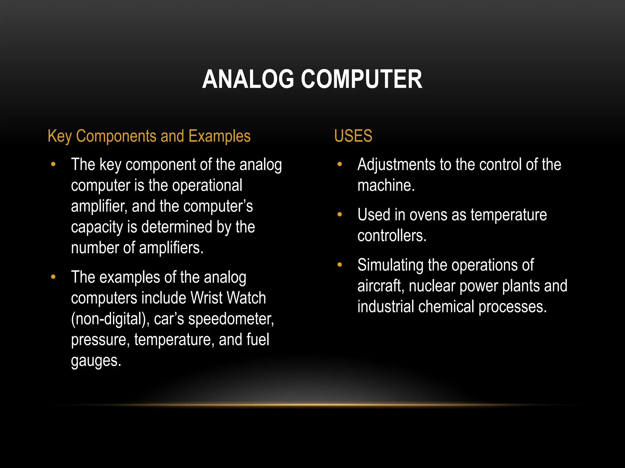 types of computer and their functions and uses. | PPT