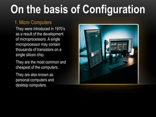 types of computer and their functions and uses. | PPT