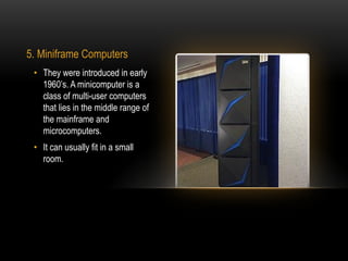 types of computer and their functions and uses. | PPT
