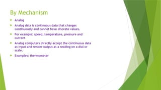 types of computer.pptx here are many types of computers, includin | PPTX