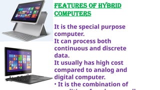 Types of computer class 10 th cbse,notes | PPTX