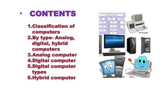 Types of computer class 10 th cbse,notes | PPTX
