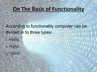 Types of computer | PPTX