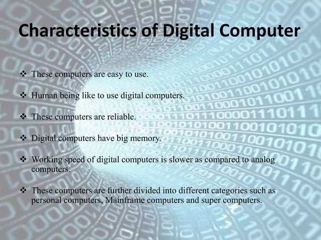 Types of computer | PPTX | Computing | Technology & Computing