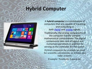 Types of computer | PPTX