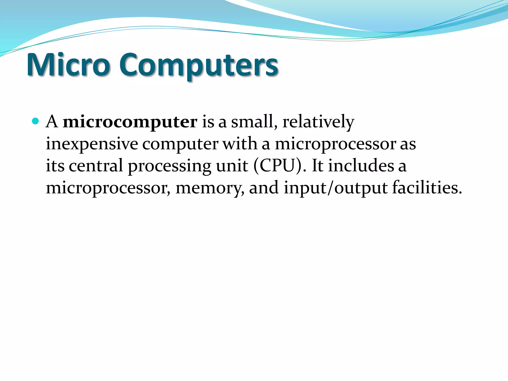 Types of computer and its history | PPTX
