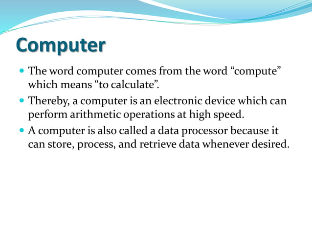 Types of computer and its history | PPTX