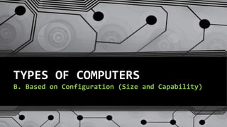 Types of Computer ASSEMBLE COMPUTER HARDWARE tle 8 | PPTX