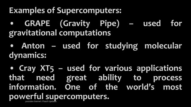 Types of Computer ASSEMBLE COMPUTER HARDWARE tle 8 | PPTX