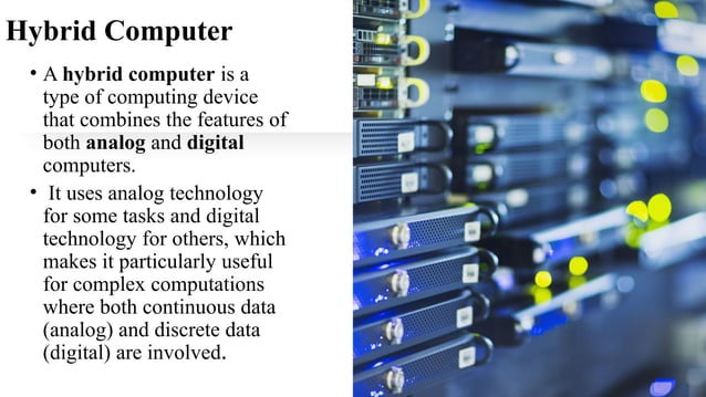 types of computer by Dr.Mamoona Anam.pptx | Computing | Technology ...