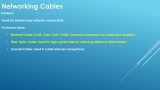 '"Various Types of Computer and Cables". | PPTX