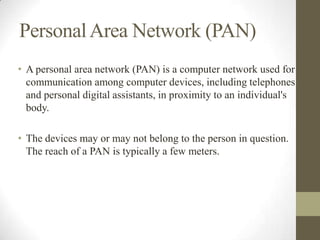 Types of computer networks | PPT
