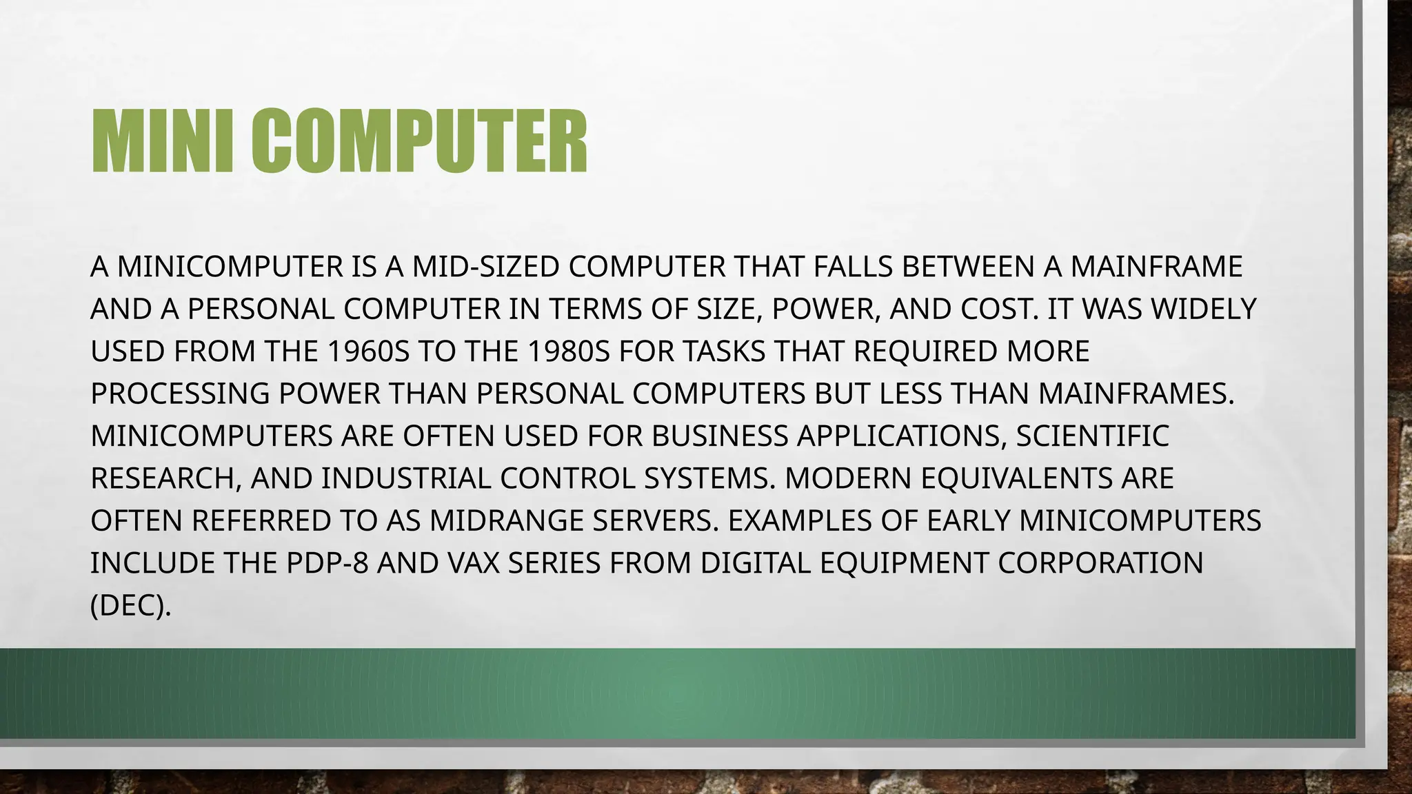 Types Of Computer ( Information Technology ) | PPTX