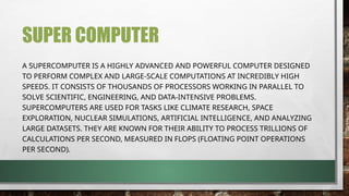 Types Of Computer ( Information Technology ) | PPTX