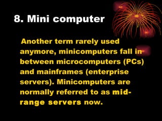 Types Of Computers | PPT