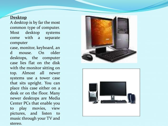 Types Of Computers | PPTX | Laptops | Computing