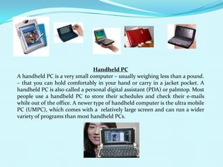 Types Of Computers | PPTX | Laptops | Computing