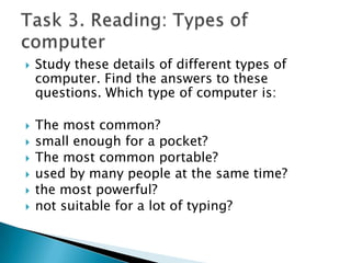 Types of computers | PPT