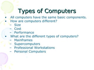 Types of computers | PPT