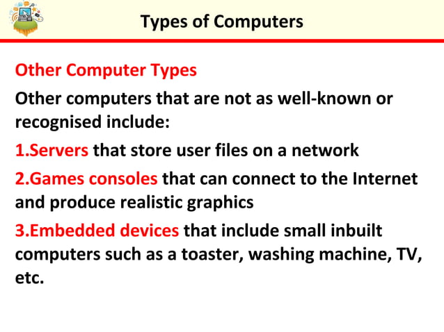Types of Computers | PPT | Internet for Beginners | Internet