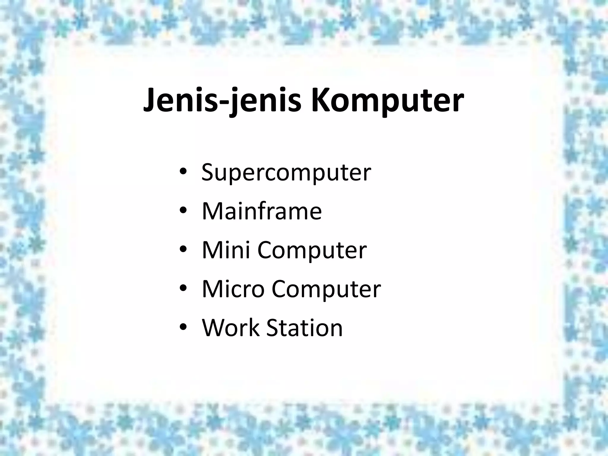Types of computers | PPT