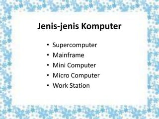 Types of computers | PPT