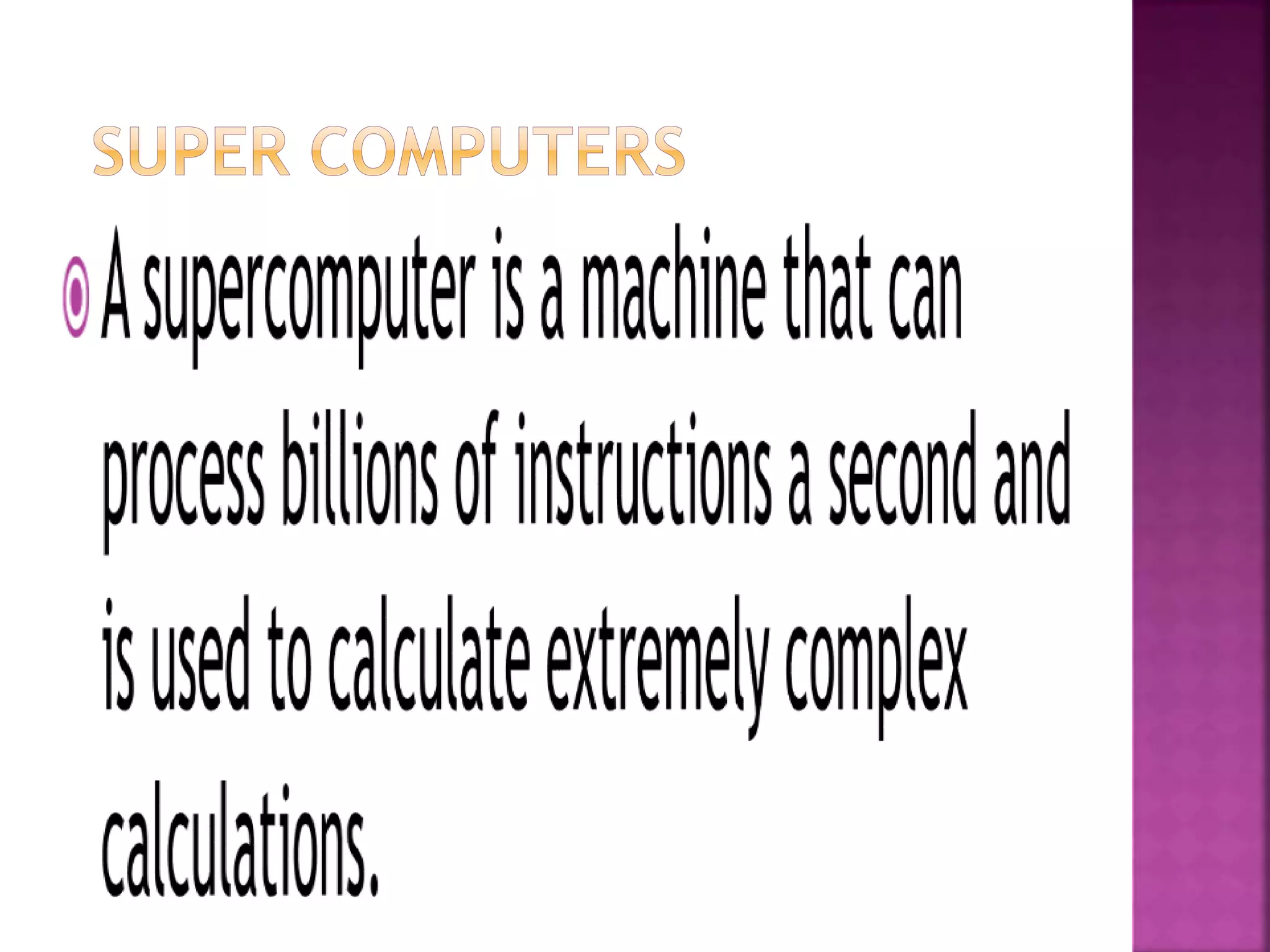 Types of computers | PPTX