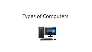 Types of computers | PPT