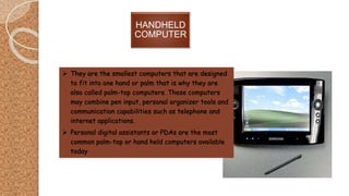 Types of computers | PPTX