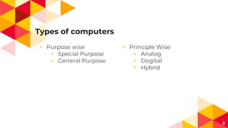 Types of computers | PPTX