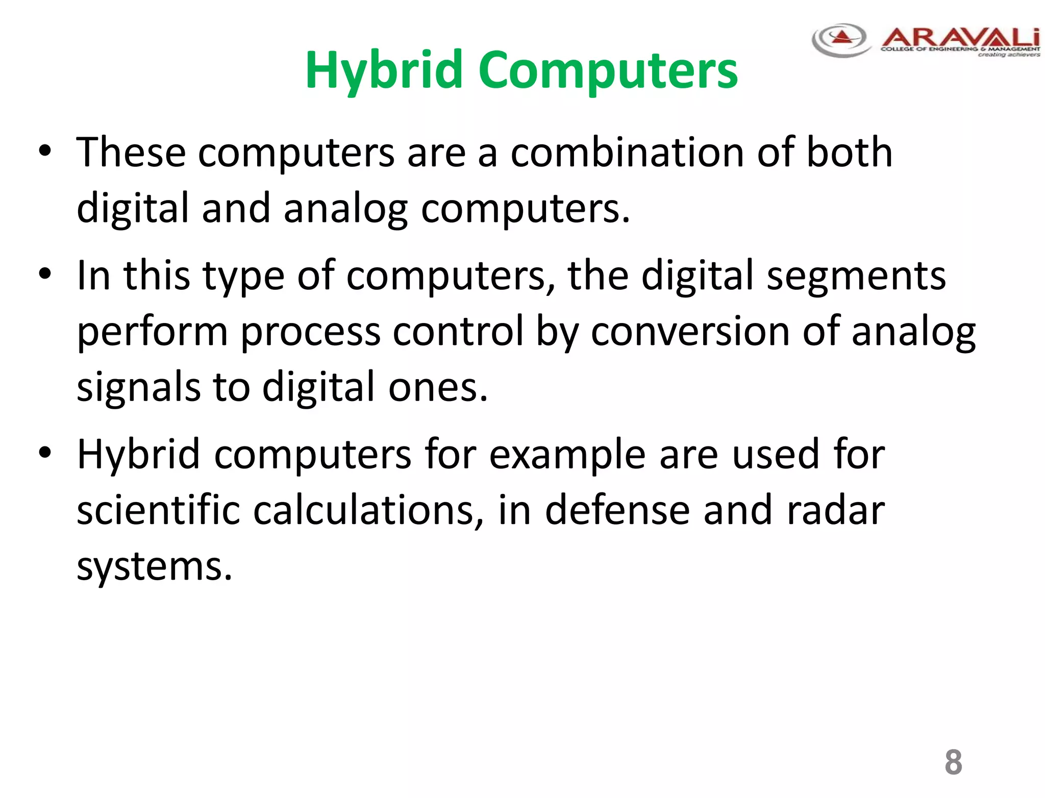 Types of computers | PPTX