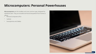 Types of Computers used in our day to day life | PPTX