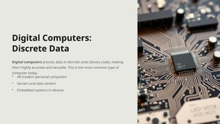 Types of Computers used in our day to day life | PPTX
