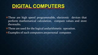 Types of computers | PPT