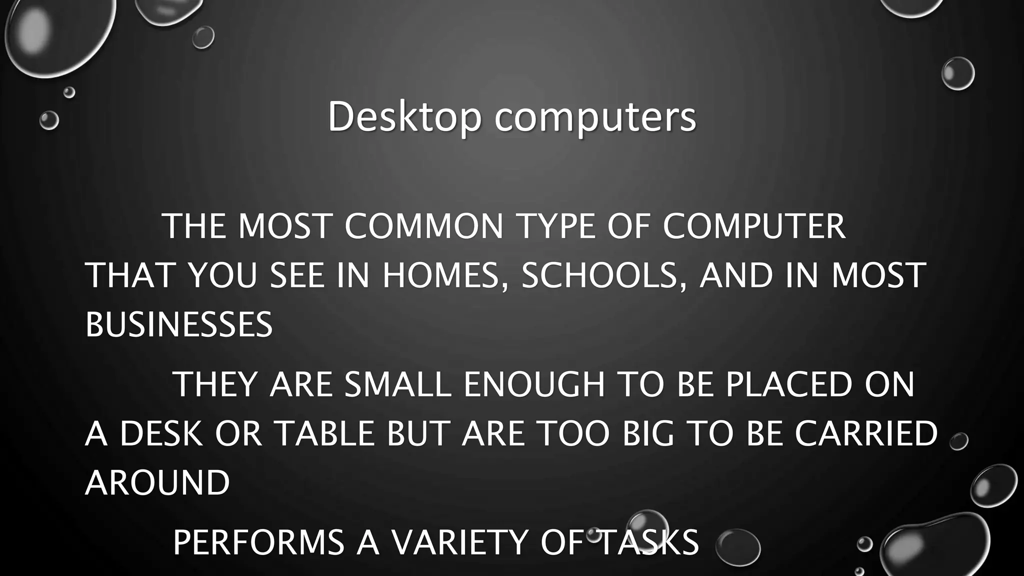 Types of computers | PPTX